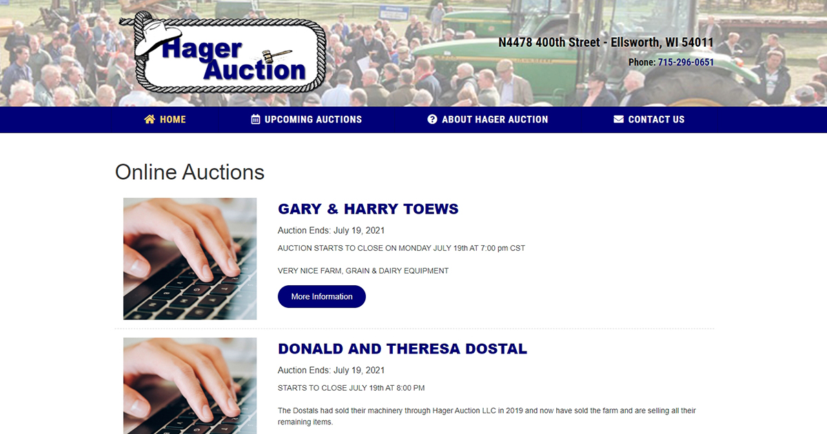 Hager Auction - Upcoming Auctions